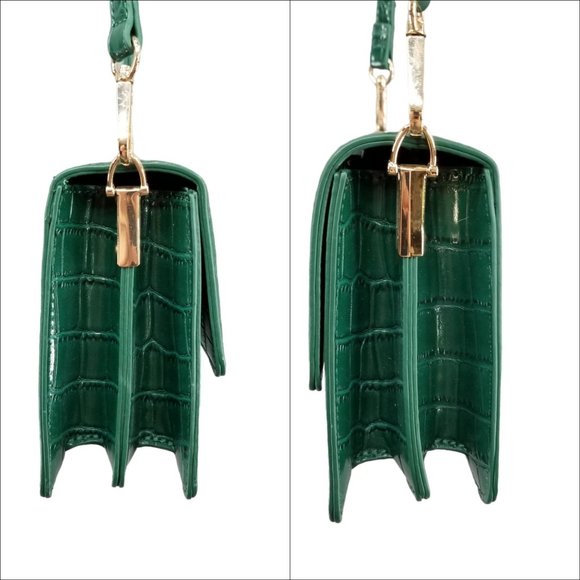 Telena | Bags | Telena Crossbody Shoulder Bag Crocodile Embossed Pu ...